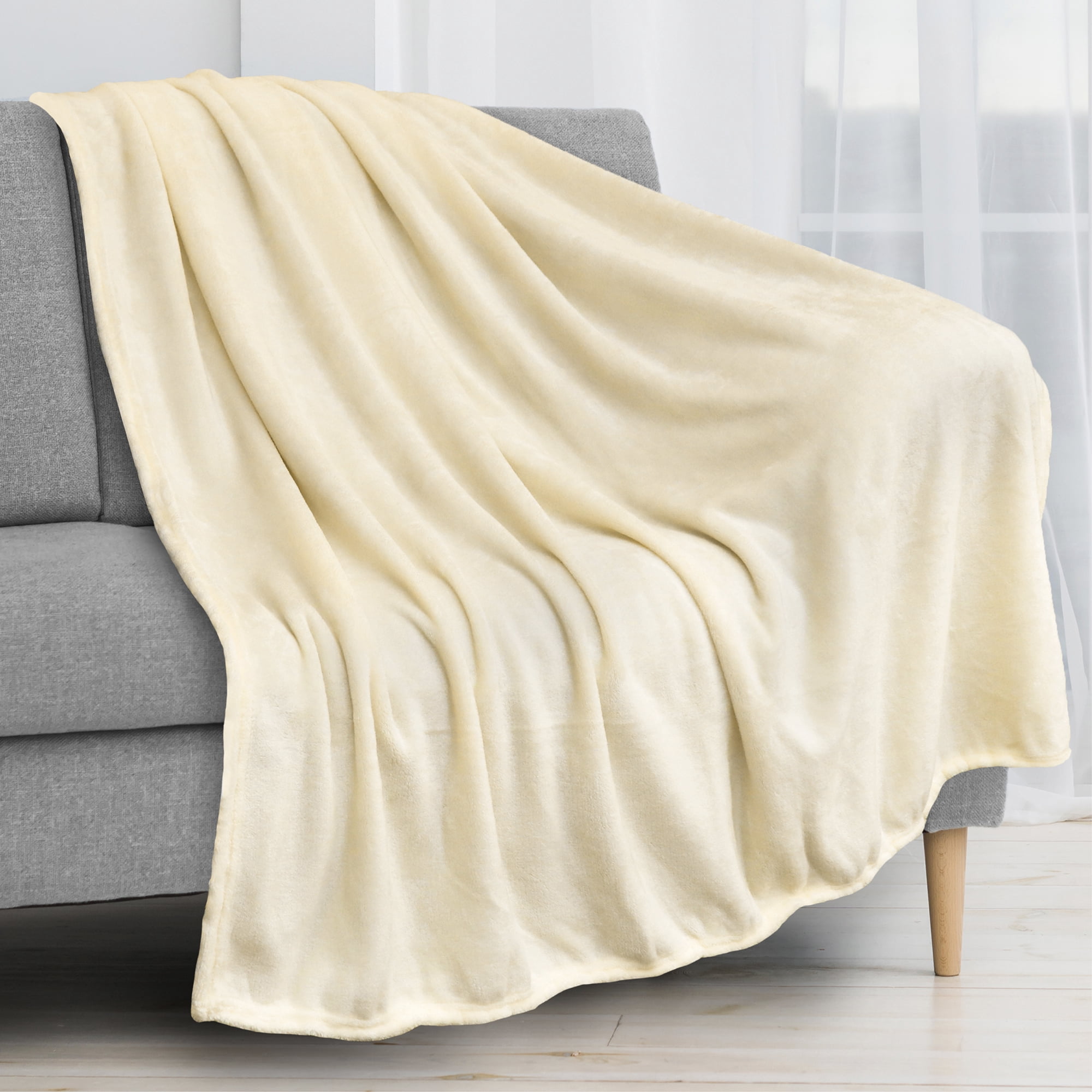 PAVILIA Fleece Blanket Throw | Super Soft, Plush, Luxury Flannel Throw ...