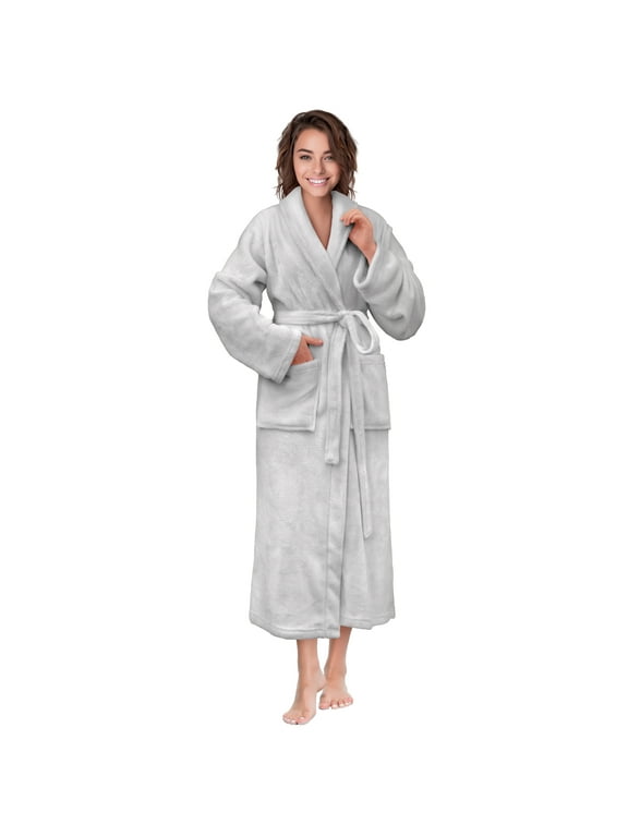 PAVILIA Premium Lightweight Womens Plush Soft Full Length House Robe ...