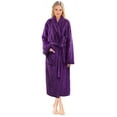 PAVILIA Premium Women's Full Length Plush Soft Robe, Warm Fleece Sherpa Shaggy Bathrobe (L/XL ...