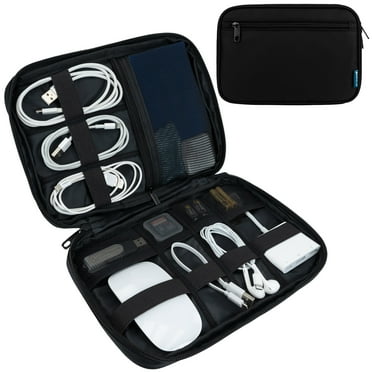 Bohemia Travel Cord Organizer Case Small with Cable Organizer, USB ...