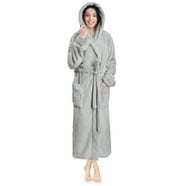 PAVILIA Premium Lightweight Women's Plush Soft Full-Length Robe - L/XL Warm Fleece Sherpa ...