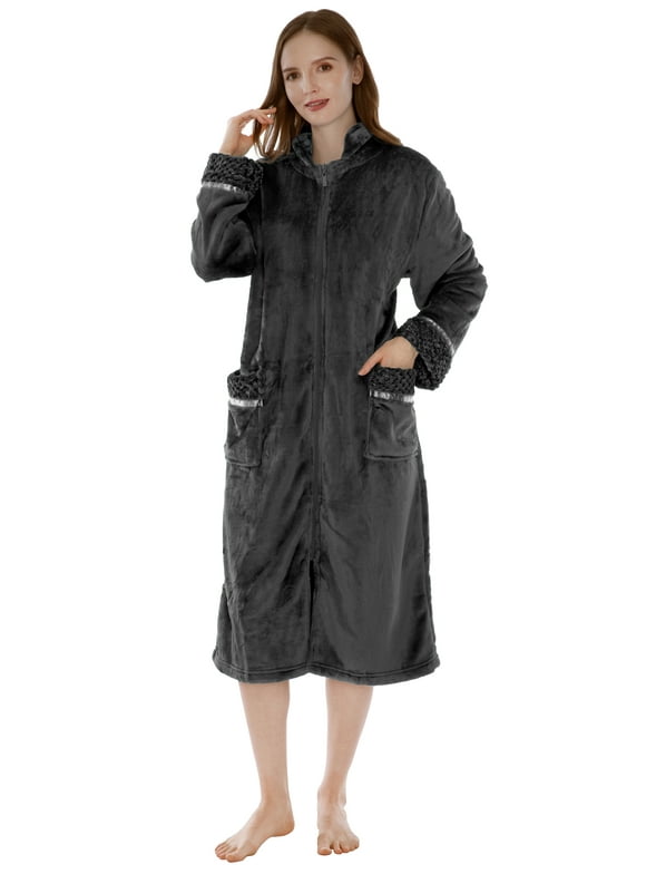Zipper Robes Women