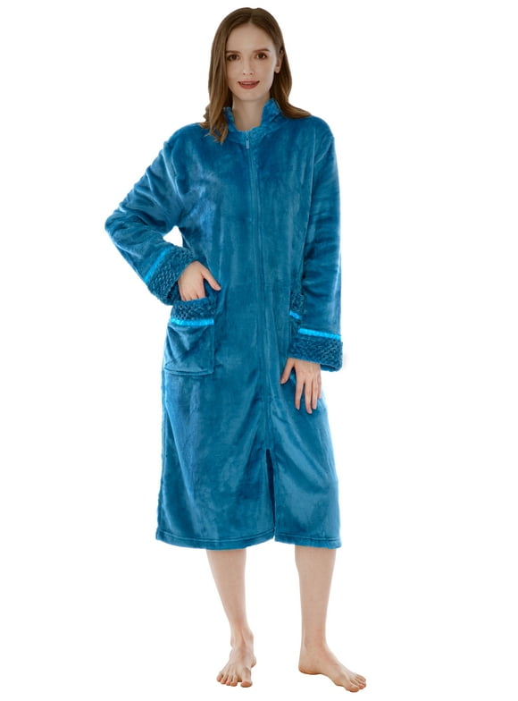 Zipper Robes Women