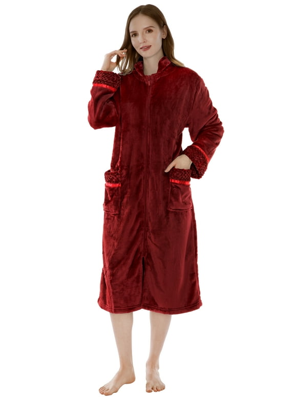 Zipper Robes Women
