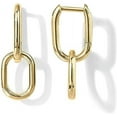 Pavoi 14k Yellow Gold Convertible Link Earrings For Women Sleek