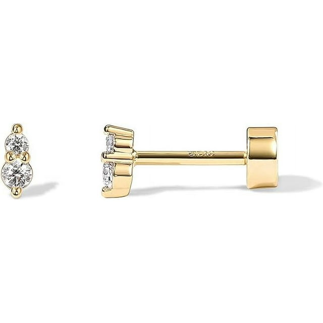 PAVOI 14K Gold Plated 925 Silver Cubic Zirconia Earrings | Women's ...
