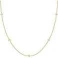 PAVOI 14K Yellow Gold Plated Necklace | Women's Pearls and Cubic ...
