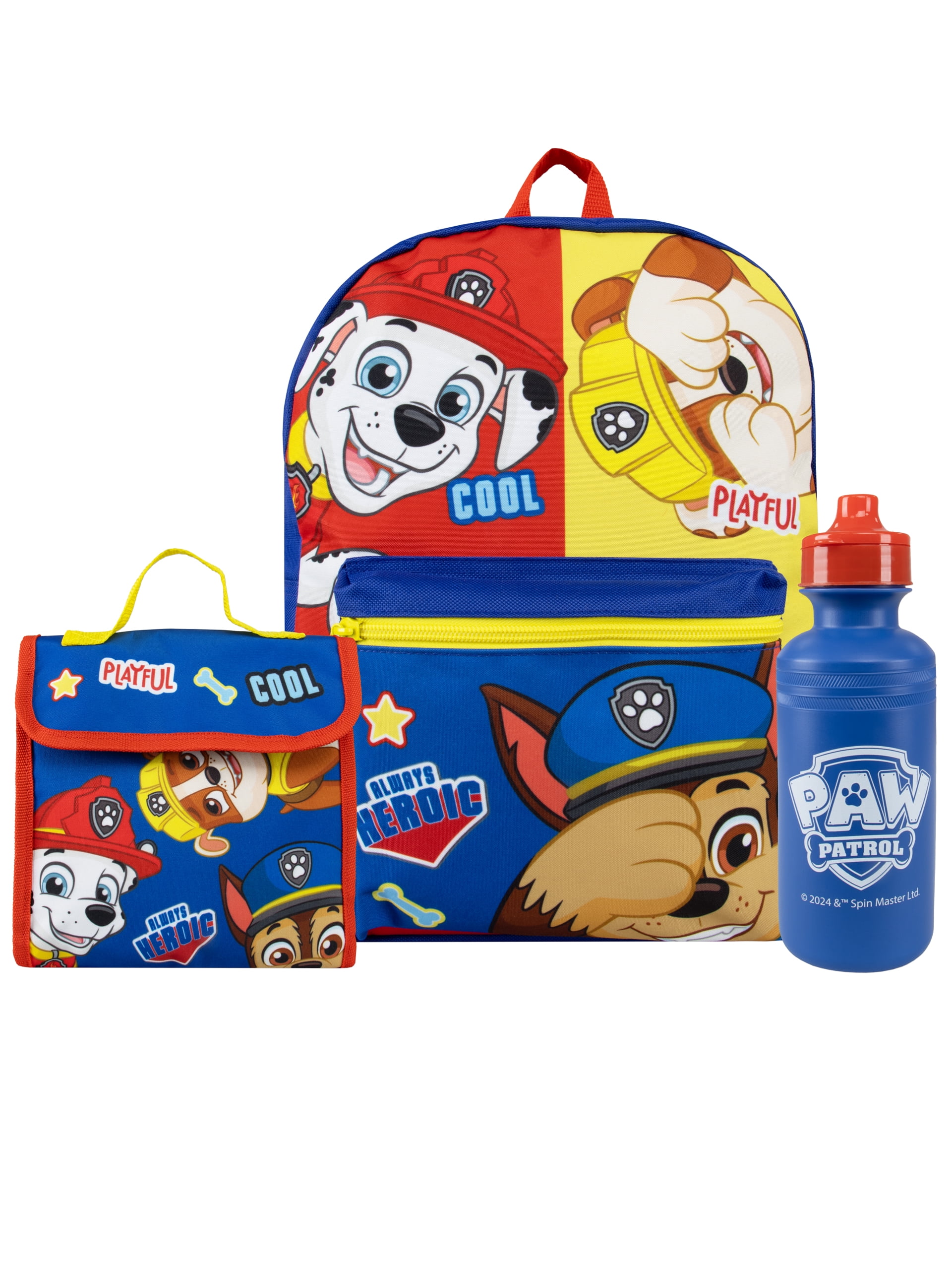 PAW Patrol Backpack 3 Piece Set Blue One Size - Walmart.com