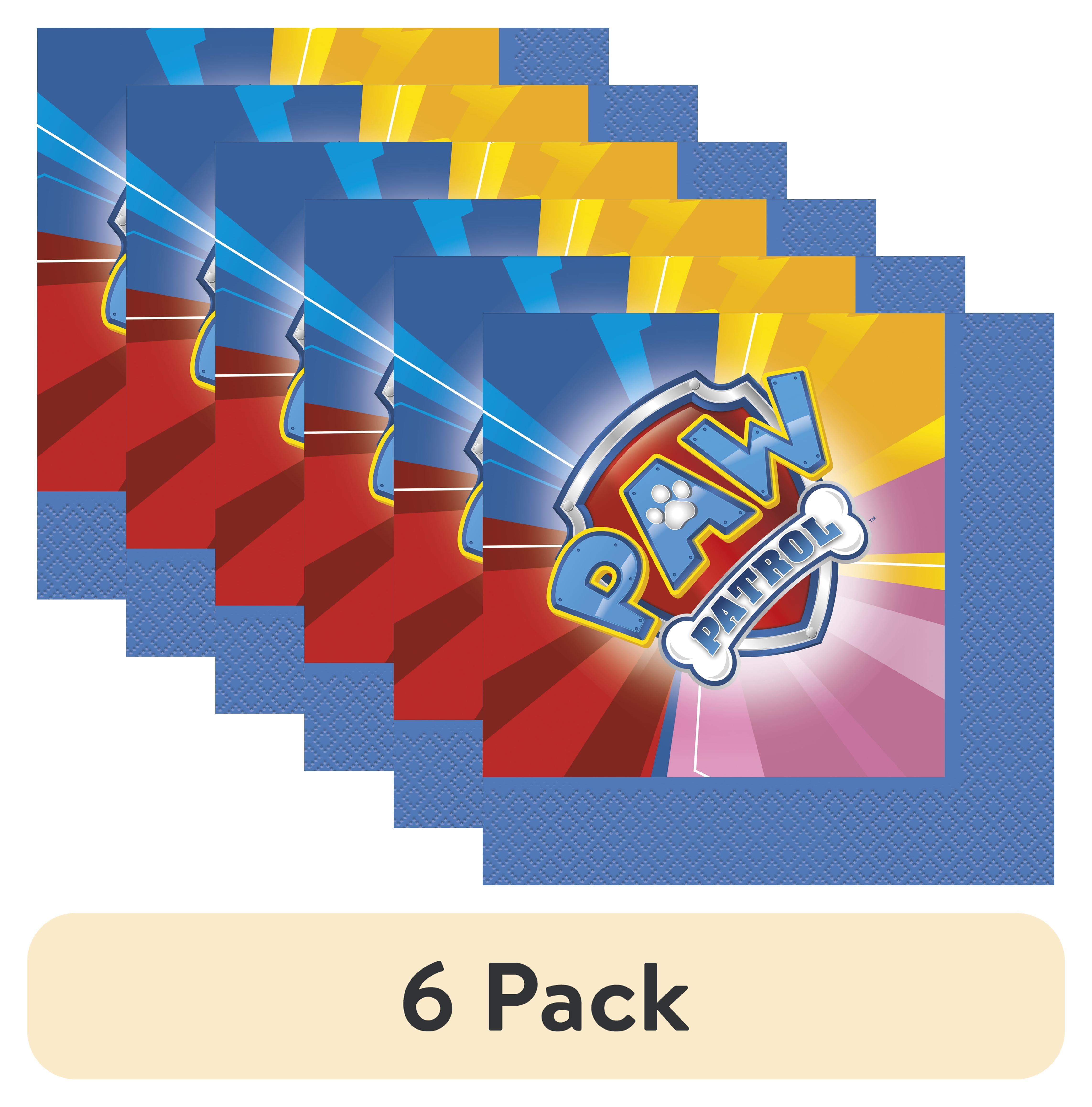 (6 pack) PAW Patrol Birthday Paper Luncheon Napkins, 6.5in, 16ct ...