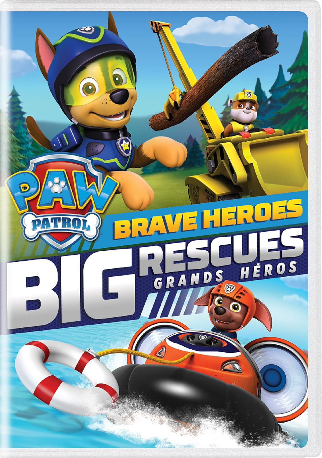 PAW Patrol: Brave Heroes Big Rescues - DVD - Walmart.com