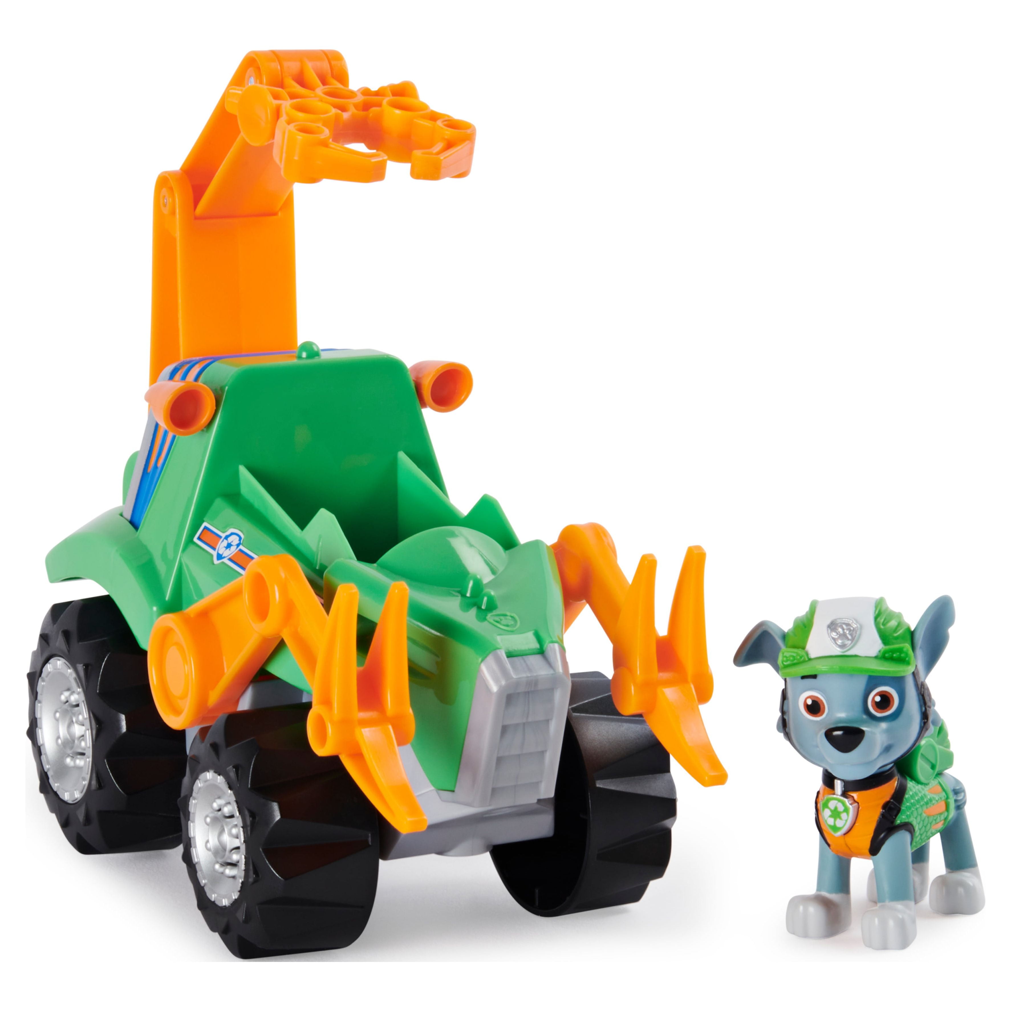 PAW Patrol, Dino Rescue Rocky’s Deluxe Rev Up Vehicle with Mystery ...