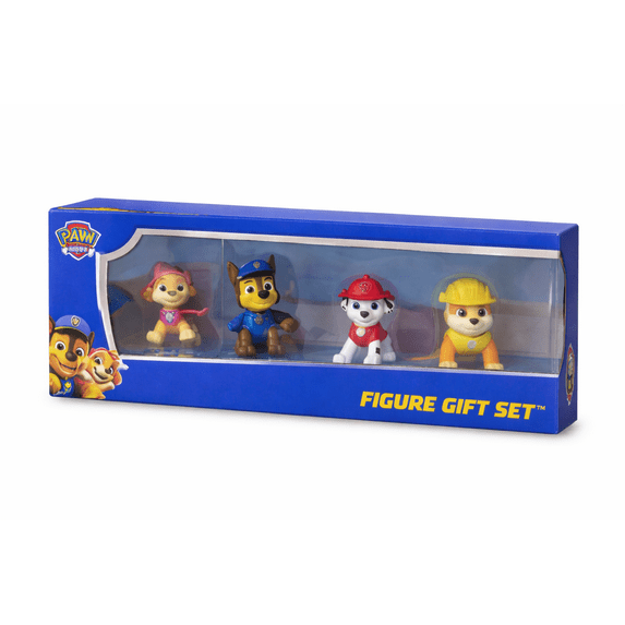 PAW Patrol Figure Gift Set with Chase, Marshall, Skye & Rubble ...