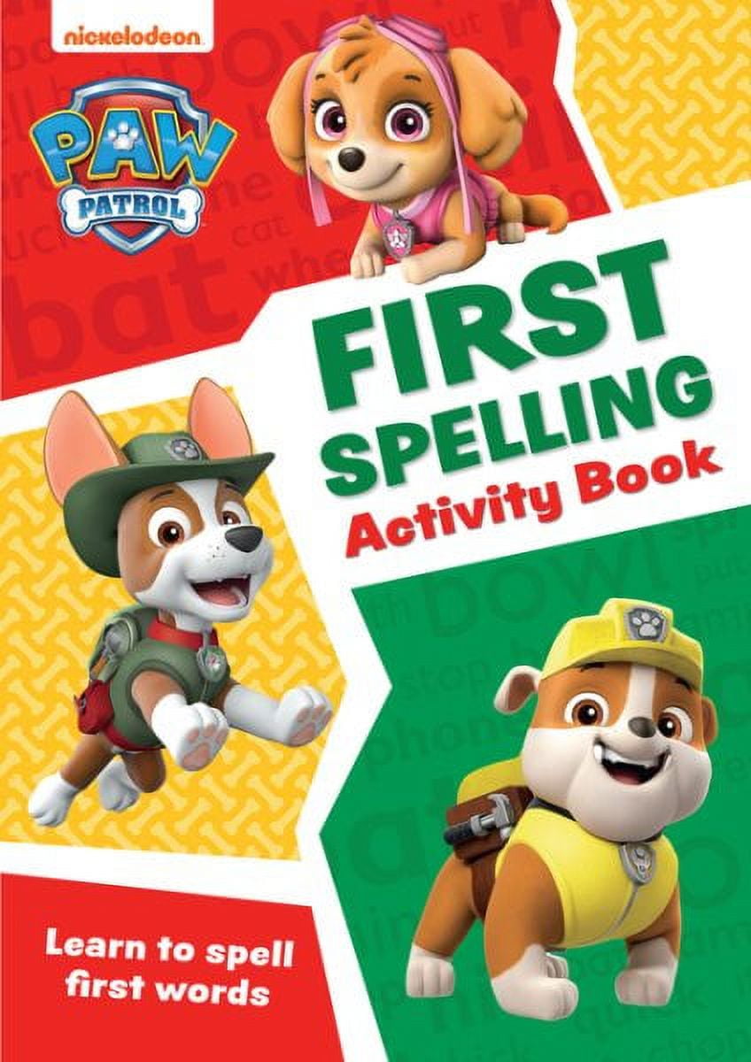 PAW Patrol First Spelling Activity Book - Walmart.com