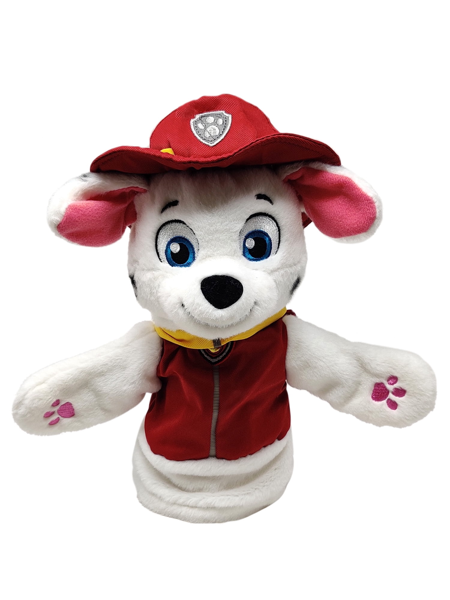 Paw Patrol Marshall Hand Puppet, 11 Inches, Cuddly Plush Toy, Dalmatian ...