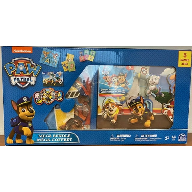 PAW Patrol Mega Value Bundle with Puzzles, Dominoes, Playing Cards, and ...