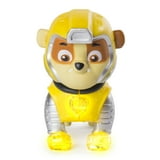 PAW Patrol - Mighty Pups Rubble Figure with Light-up Badge and Paws ...