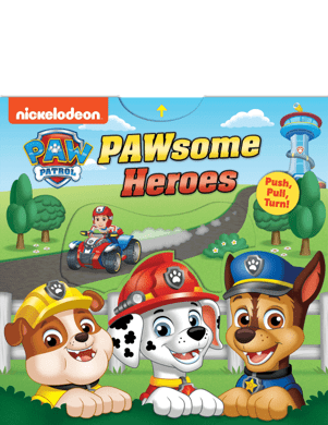 PAW Patrol: PAWsome Heroes!: Push-Pull-Turn (Board Book) - Walmart.com