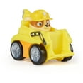 Paw Patrol Pup Squad Racers Rubble Toy Car with Real Wheels Collectible ...