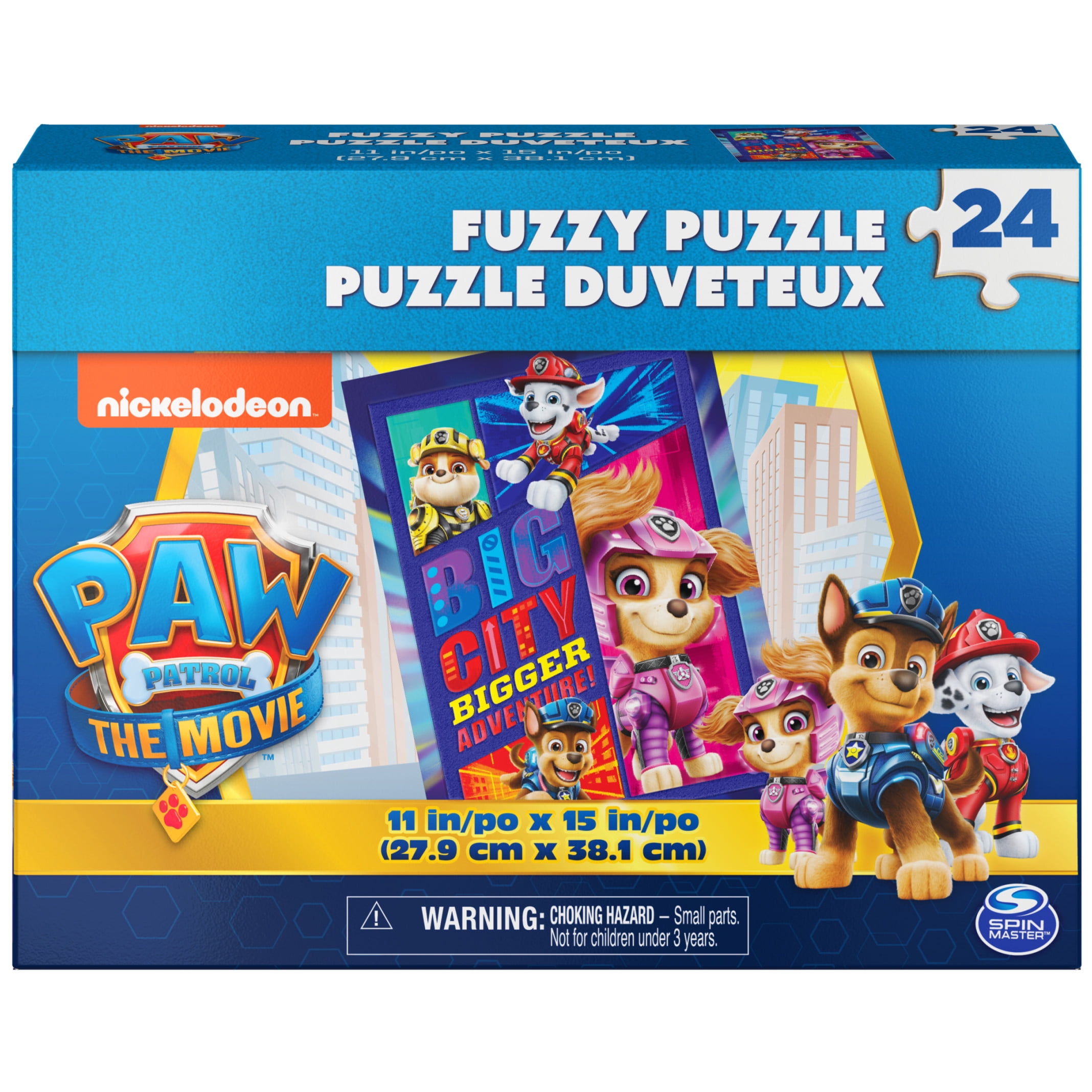 Spin Master PAW Patrol Fuzzy Puzzle - 24-Piece Kids Jigsaw - Walmart.com