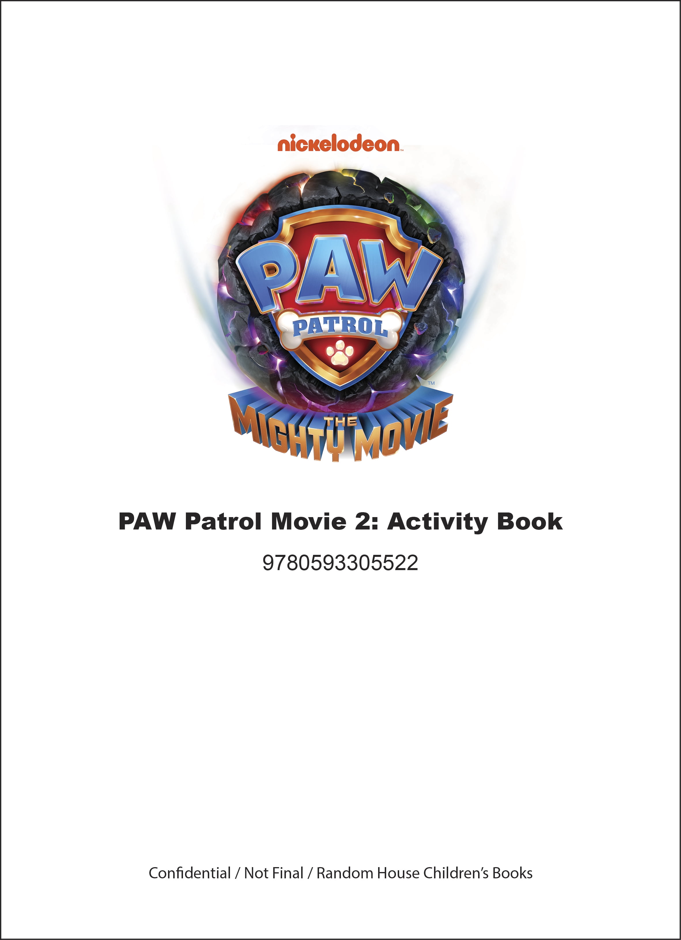PAW Patrol: the Mighty Movie: Official Activity Book (Paperback ...