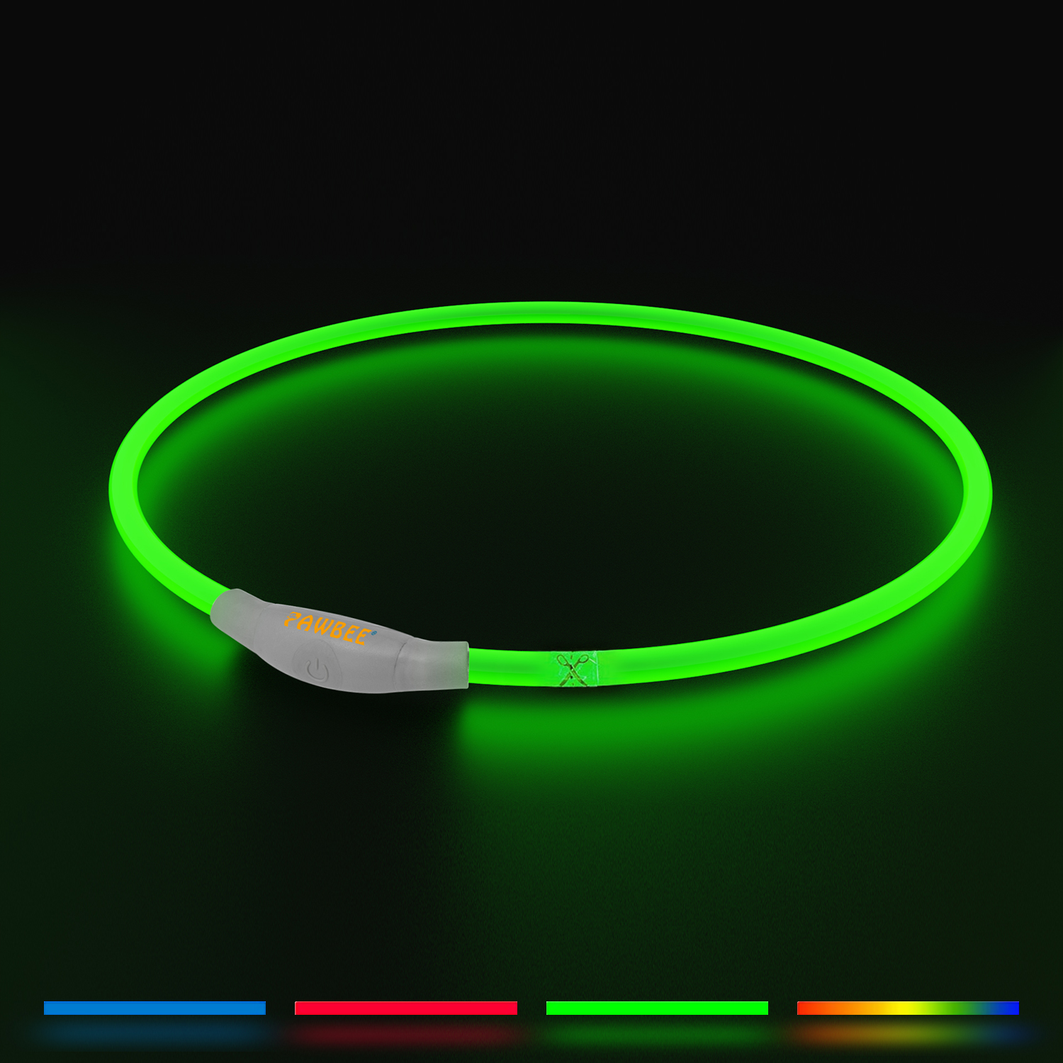 Tail Light LED Circular Collar Charm, Multiple Colors Available ...