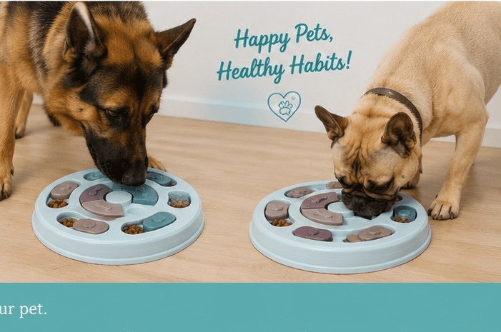 PAWFECT™ Interactive Dog Treat Puzzle Feeder, Slow Feeder Enrichment ...