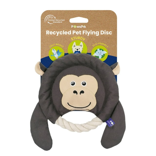 PAWSPIK Flying Disc Tough Tug-of-War Disc Toy, Sturdy Eco-friendly ...