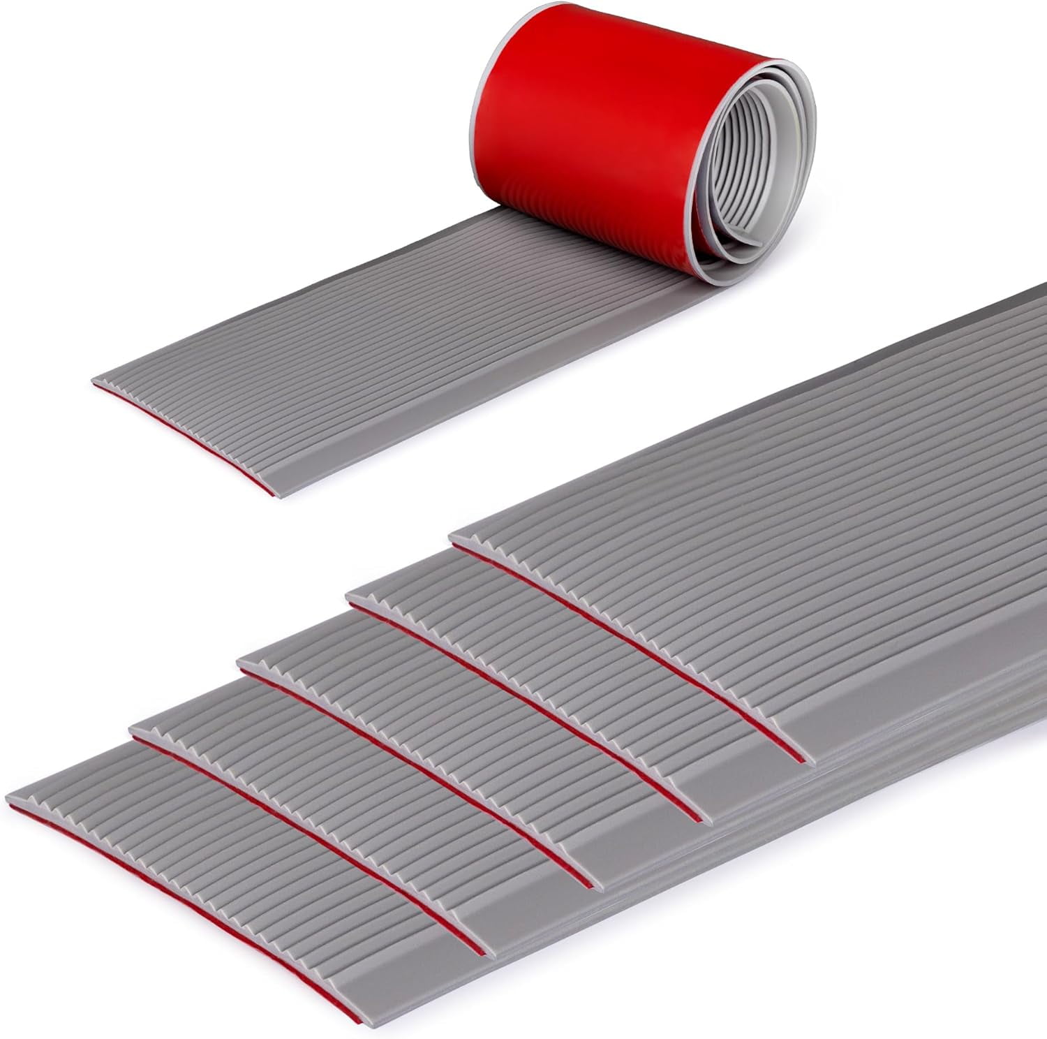 PAWTY 4x36in Anti Slip Stair Treads (5-Pack) - Waterproof Outdoor ...