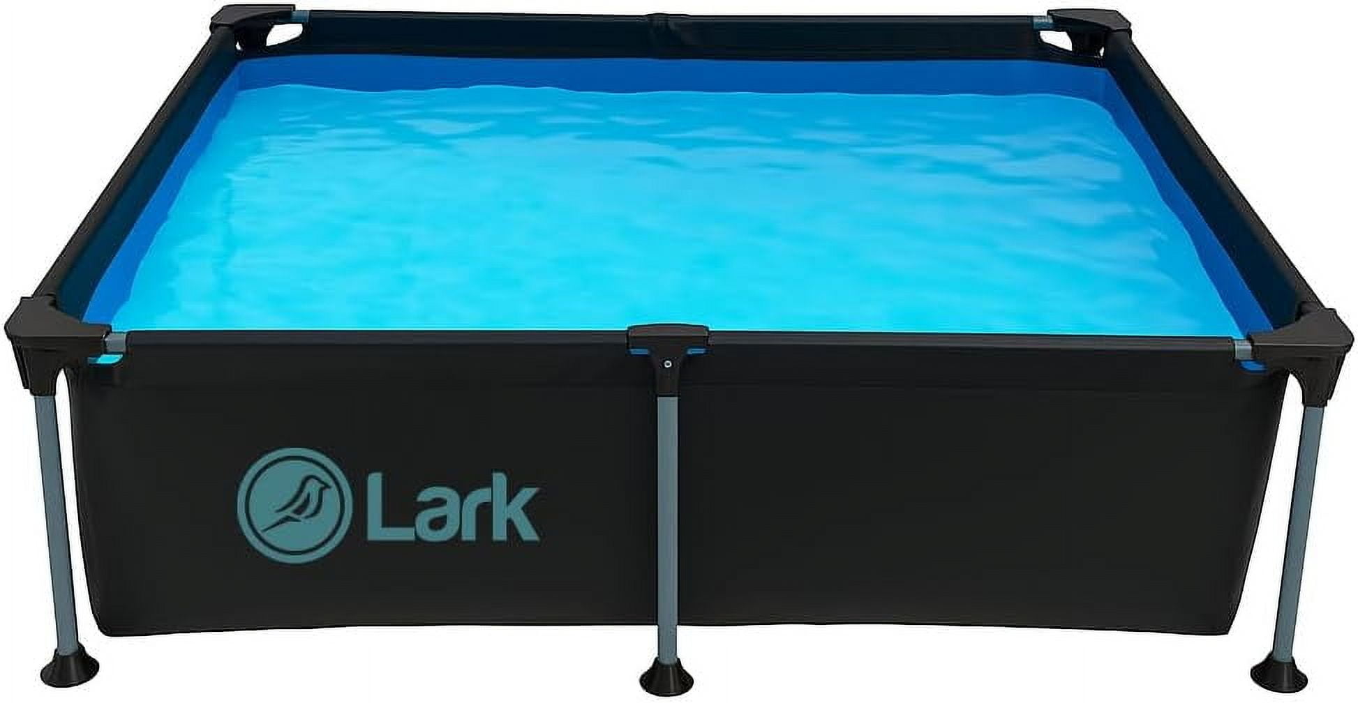 PAWTY 6' ft x 4' ft x 16.5" inches Above Ground Metal Frame Pool ...