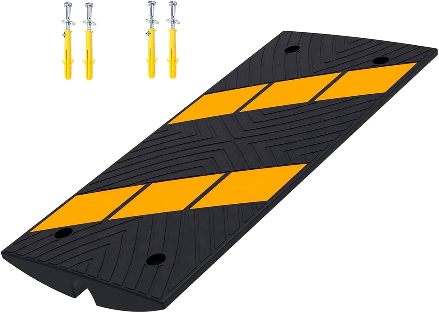 PAWTY Car Driveway Ramps Rubber Curb Ramp 33000lbs Load Capacity 2 ...