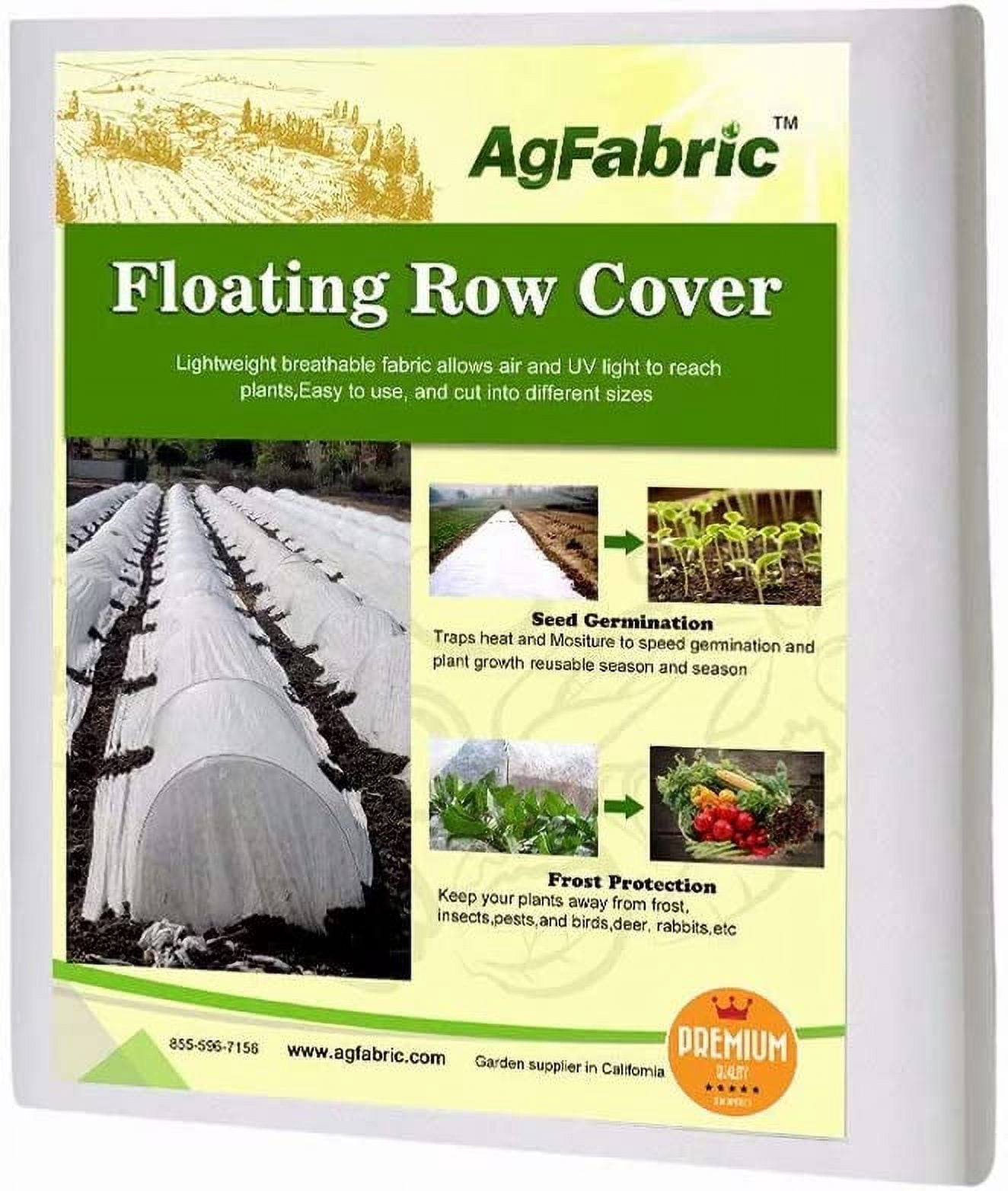 PAWTY Plant Covers Freeze Protection Row Covers 1.5oz 10'x50' Frost ...