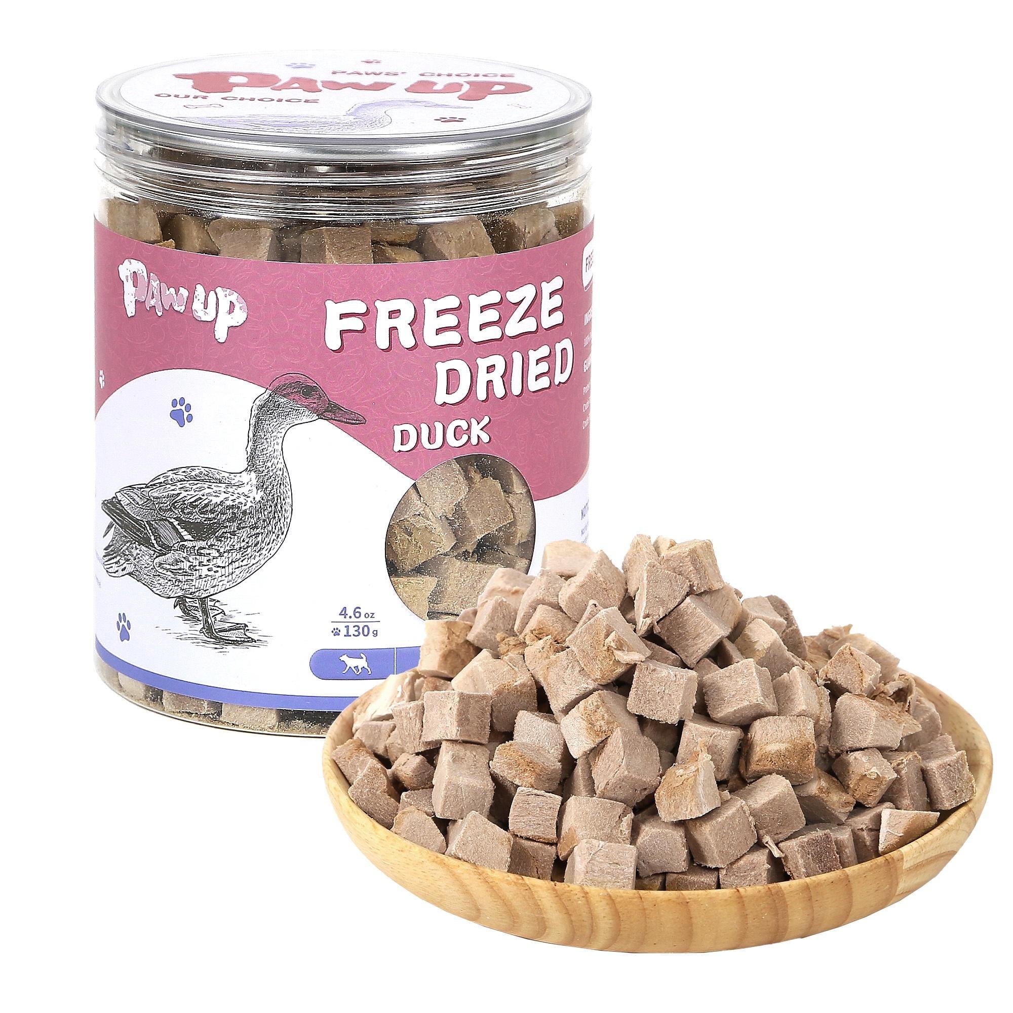 PAWUP Freeze Dried Duck Treats for Dog , Raw Single Ingredient, Natural ...