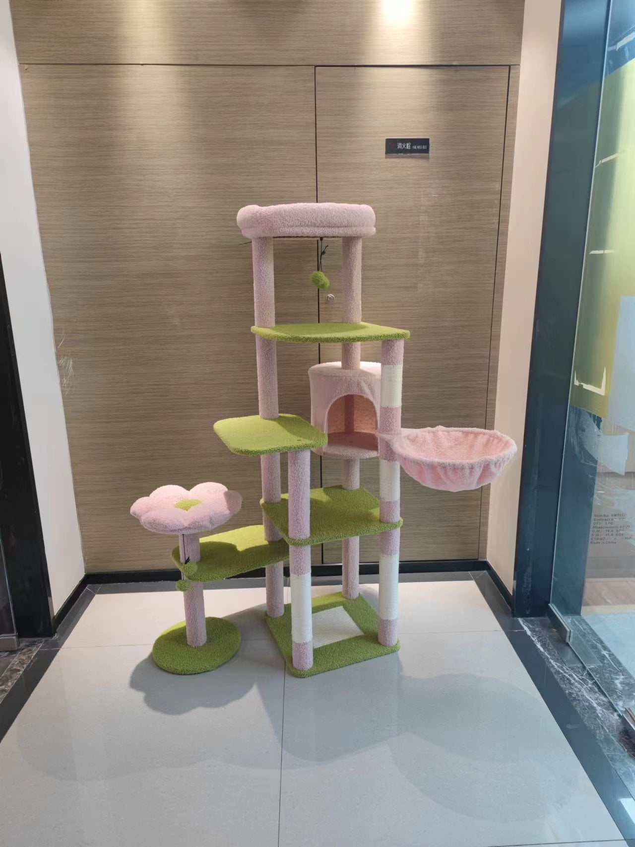 PAWZ Road 59" Cactus Cat Tree, Tall Cat Tree for Large Cat, Multi-Level ...