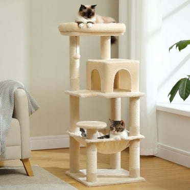Armarkat Classic Cat tree B5301 53 Inch, Ivory - Walmart.com