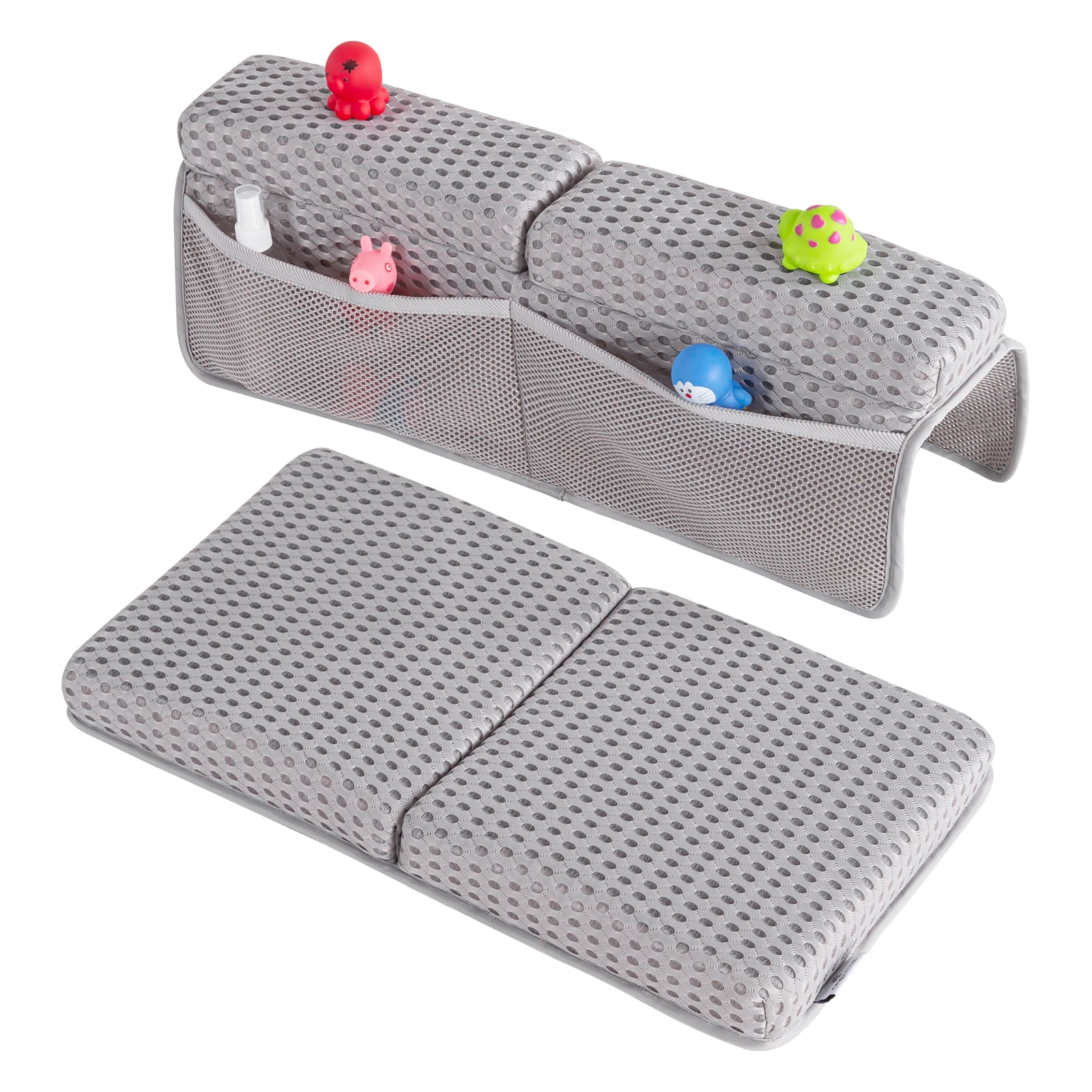 PAYDA Bath Kneeling Pad and Elbow Pad for Baby Tub, Non-Slip Bath Mat ...