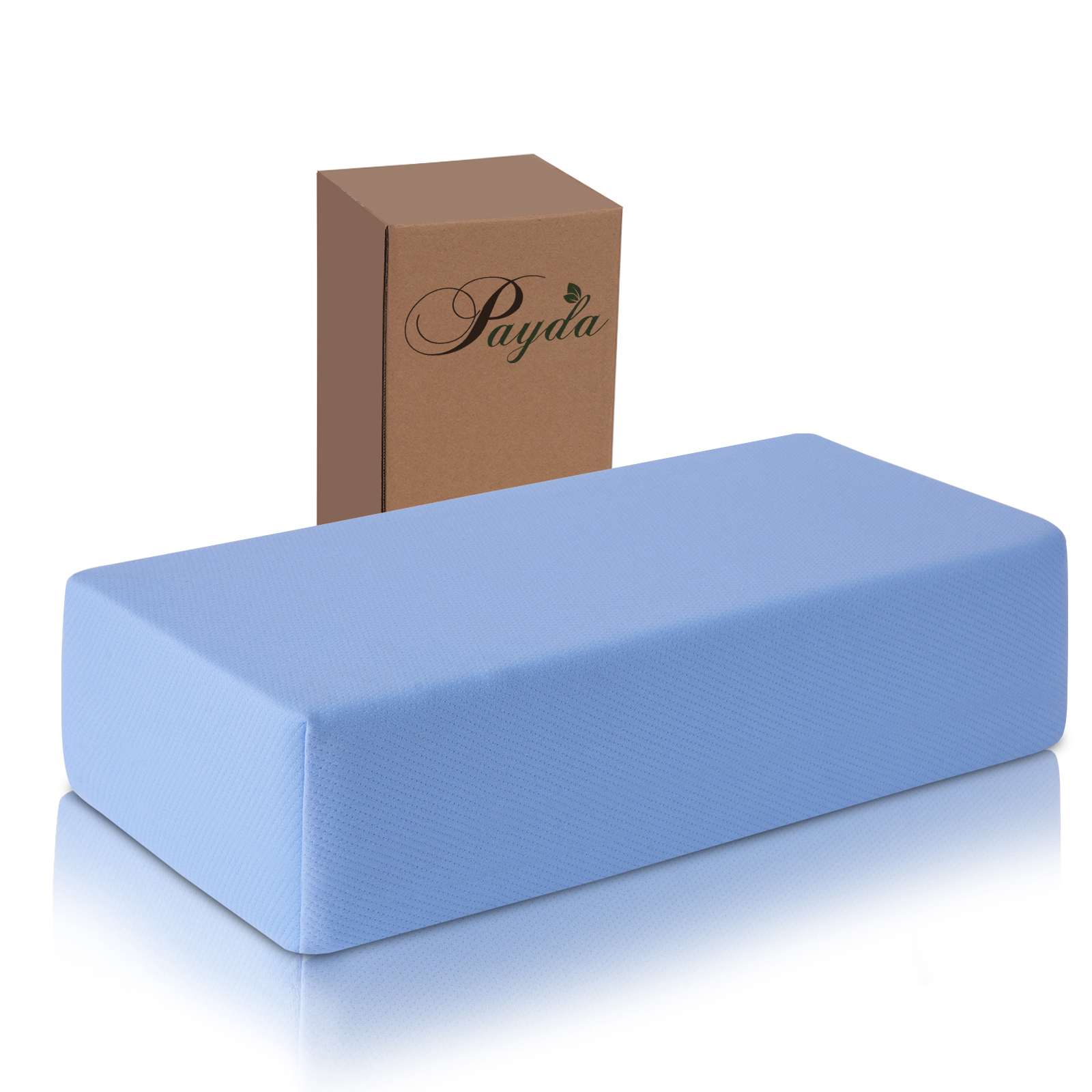 PAYDA Memory Foam Rectangle Pillow Support Neck and Shoulder for Pain ...