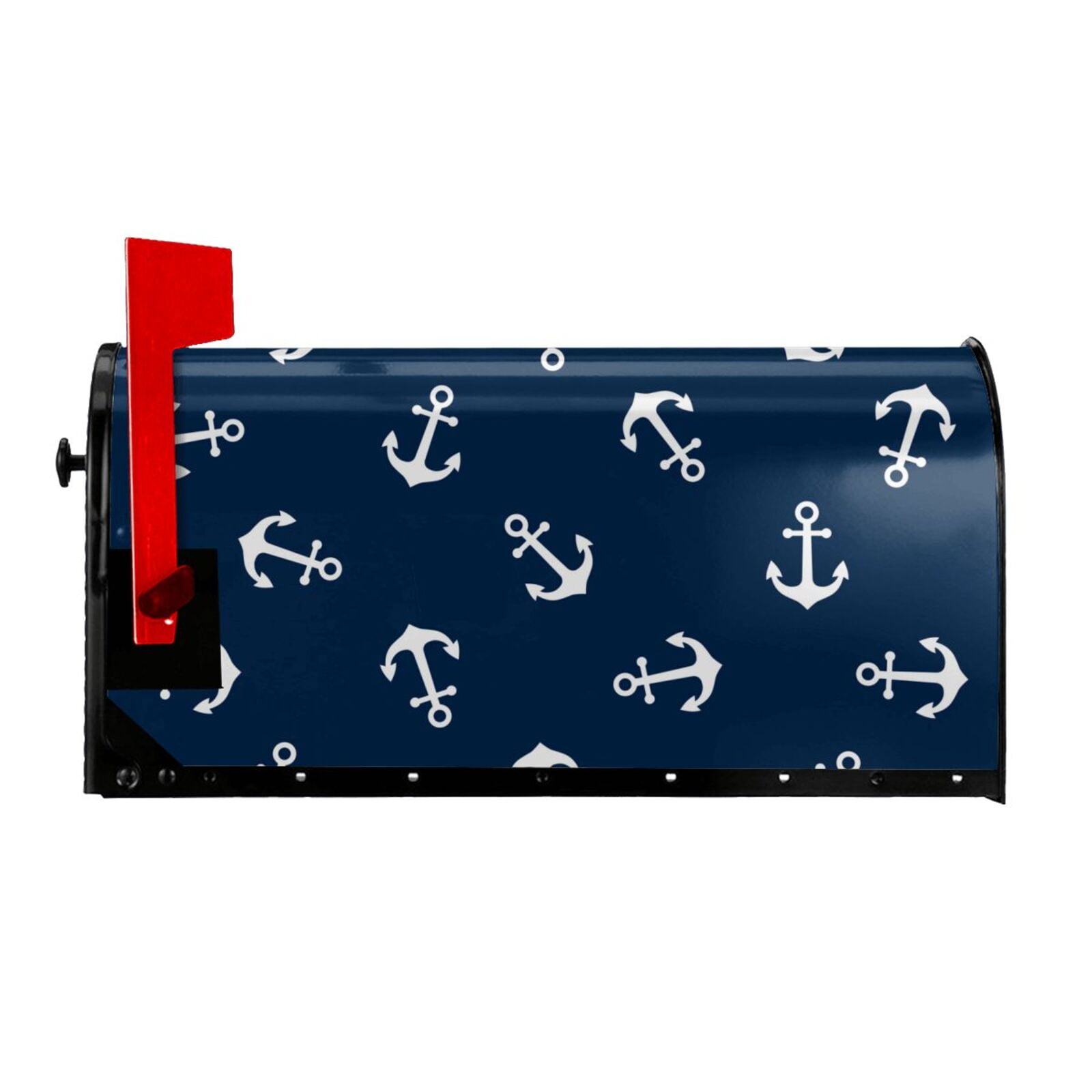 PAYOHTO Anchors Navy Blue Mailbox Covers Magnetic Large Oversized 25.5 ...