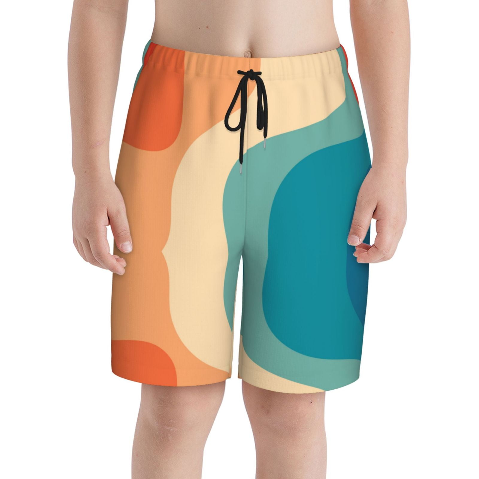 PAYOHTO Boy Swim Trunks Large Size 14-16 Teens Boy Beach Board Shorts ...