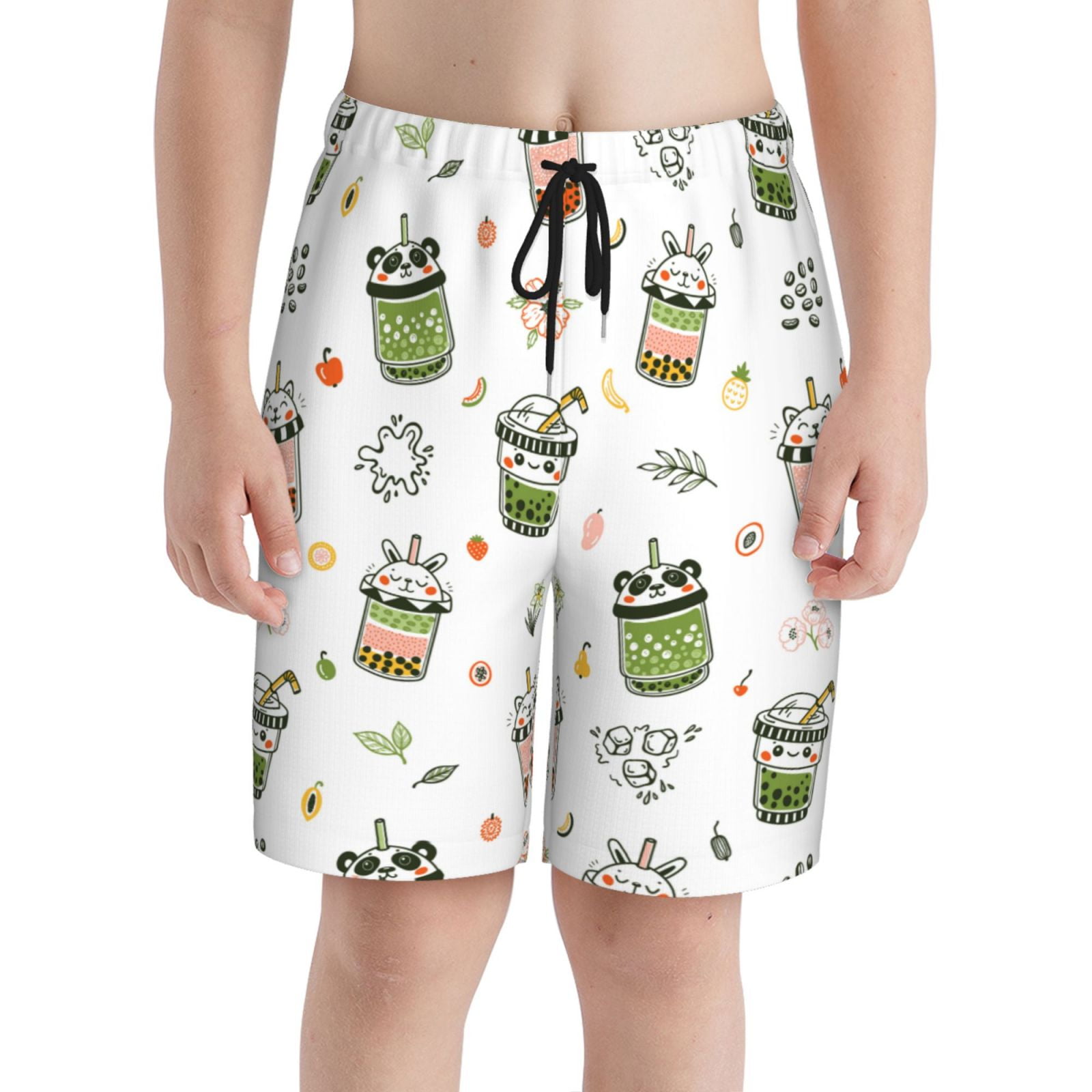 PAYOHTO Boy Swim Trunks Large Size 14-16 Teens Boy Beach Board Shorts ...
