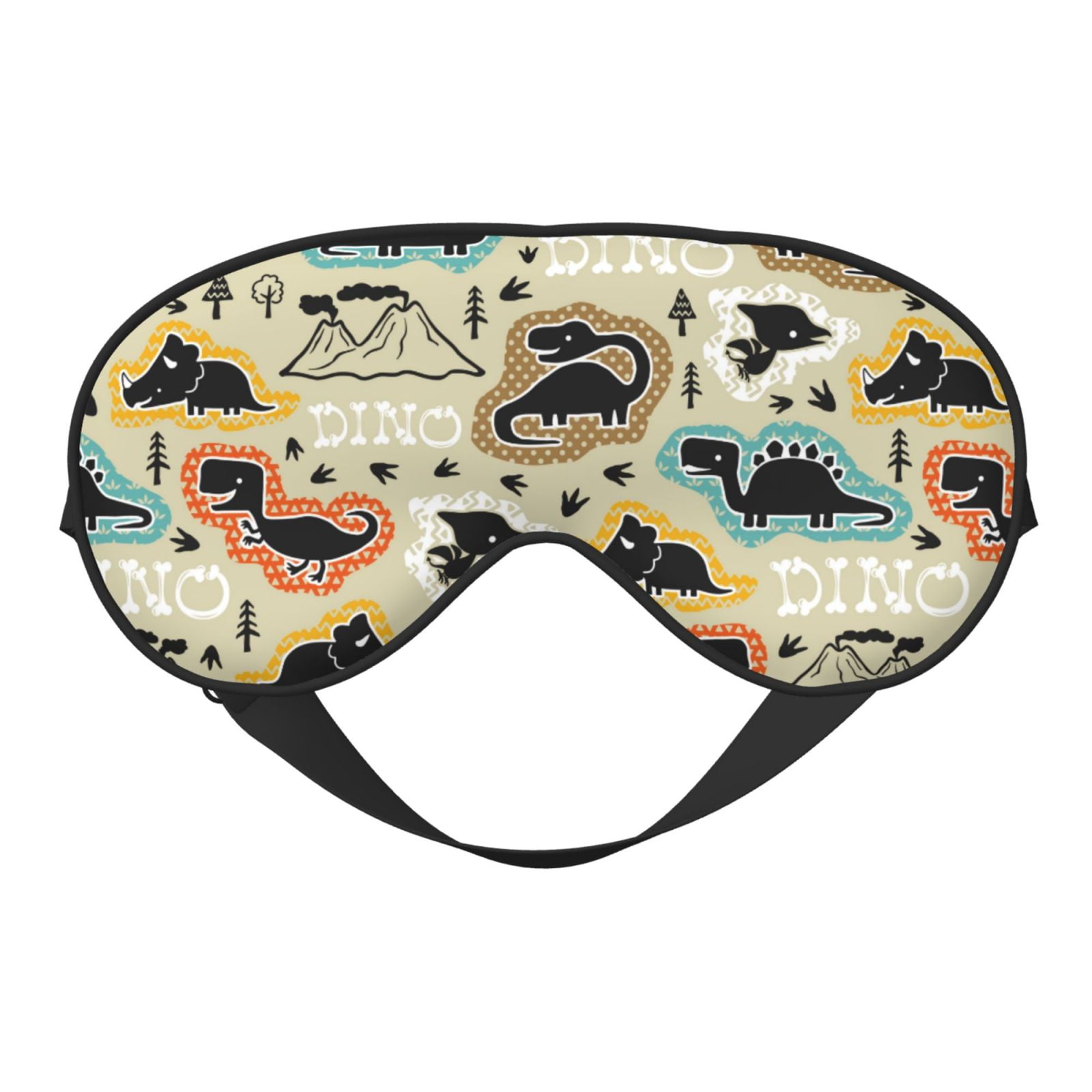 PAYOHTO Boys Dinosaurs Cartoon Soft Sleep Mask Comfort Pure Silk Eye ...