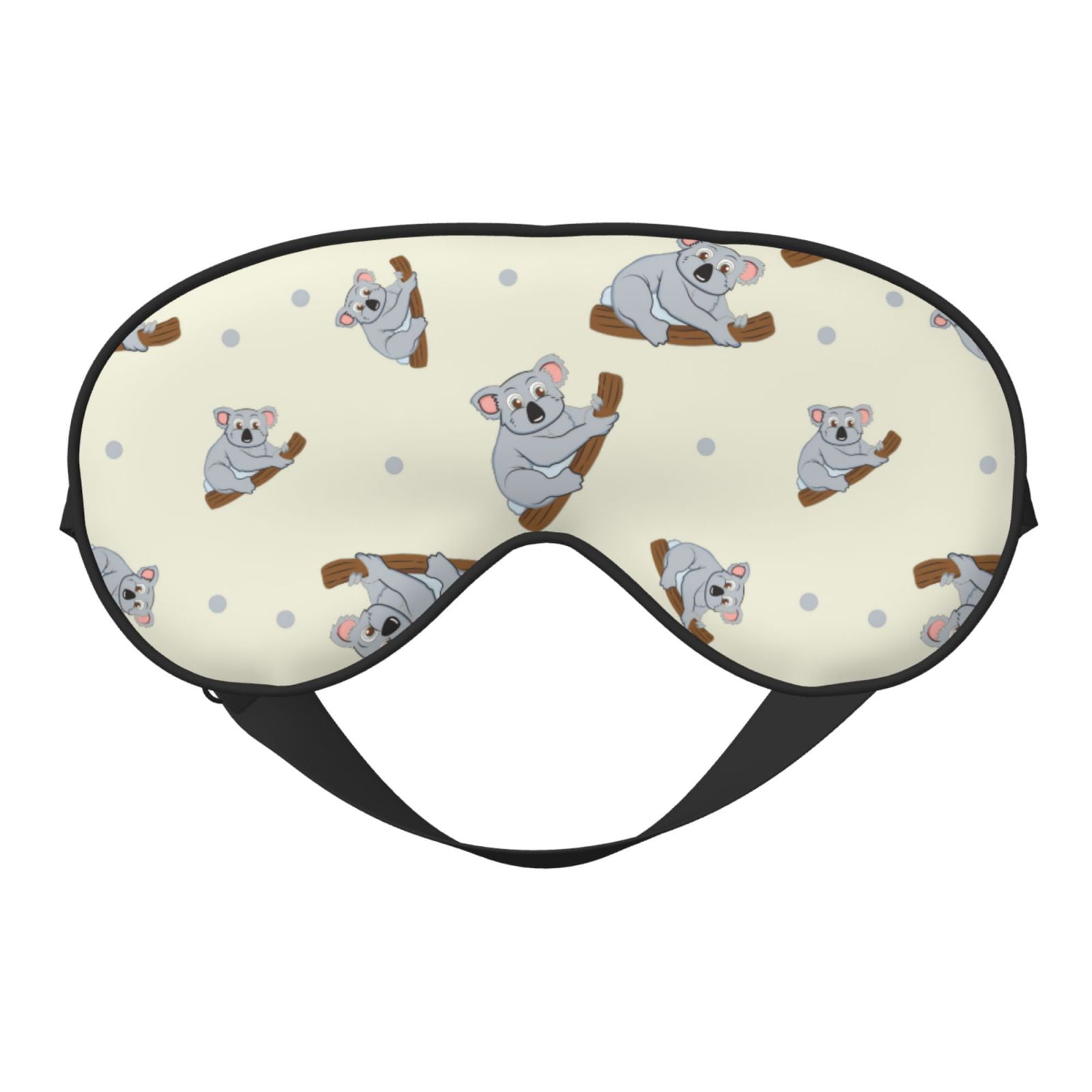 PAYOHTO Cartoon Koala Soft Sleep Mask Comfort Pure Silk Eye Cover for ...