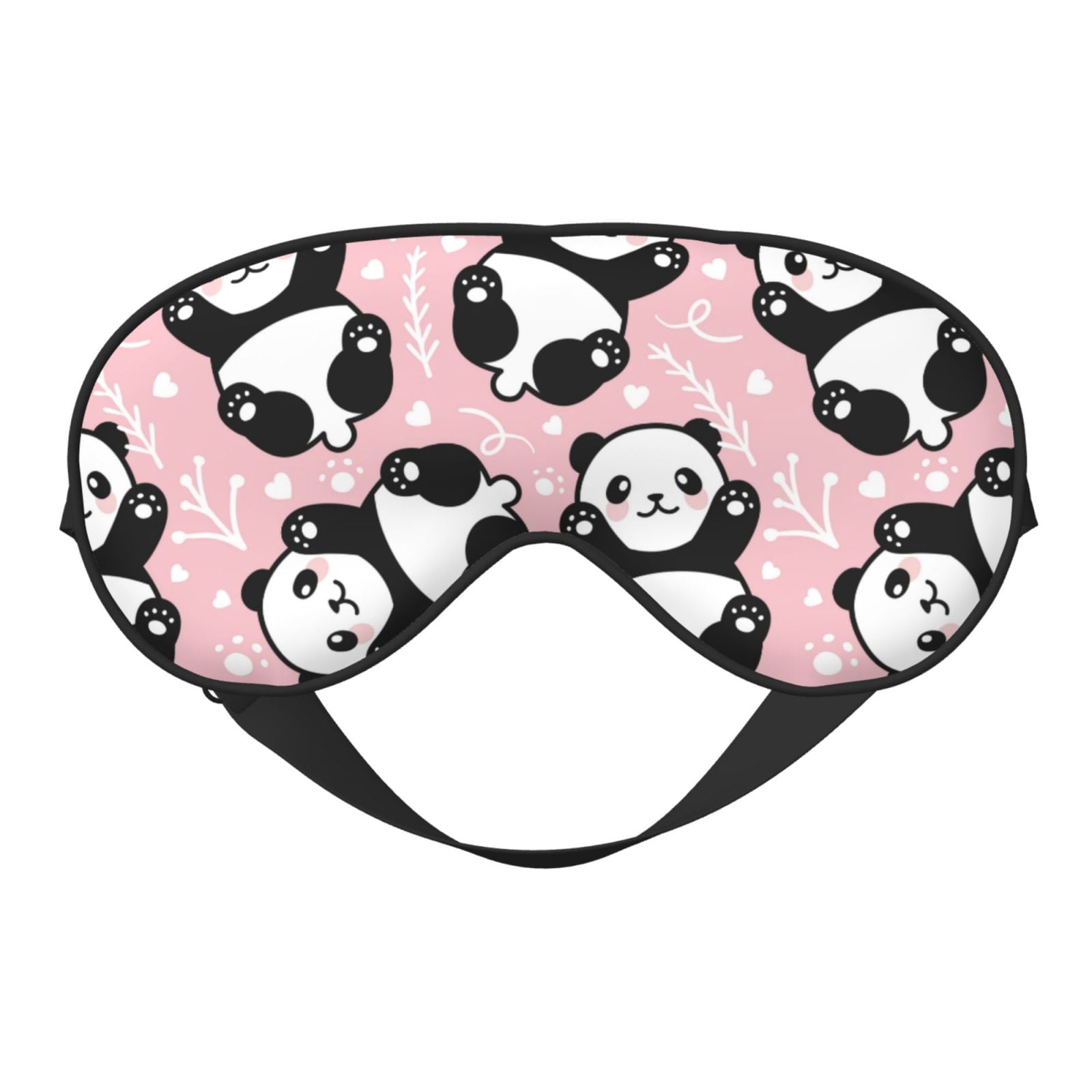 PAYOHTO Cute Cartoon Panda Soft Sleep Mask Comfort Pure Silk Eye Cover ...