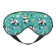 PAYOHTO Cute Pattern Pandas Soft Sleep Mask Comfort Pure Silk Eye Cover ...
