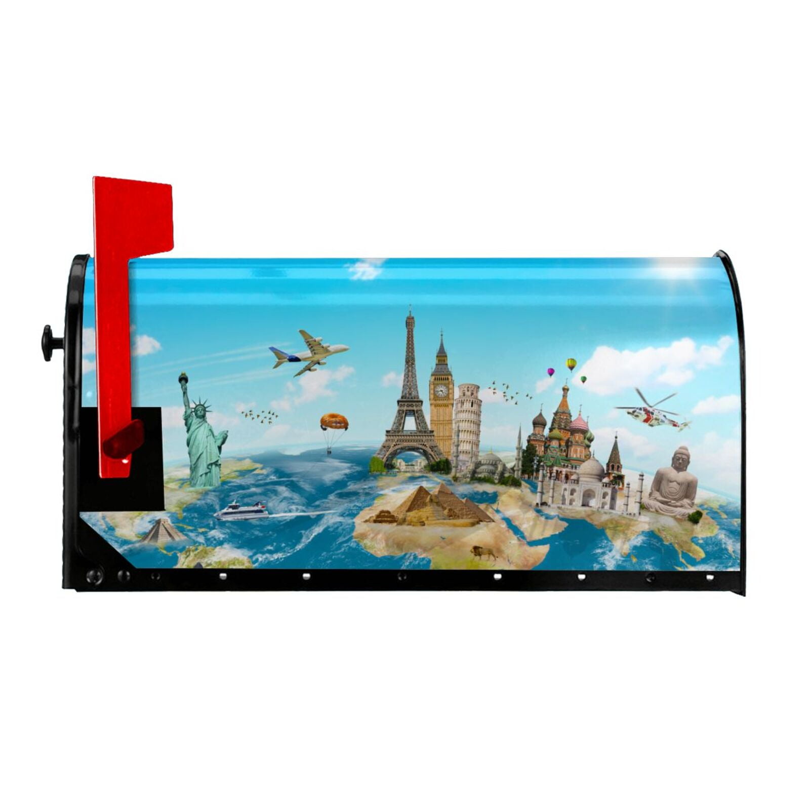 PAYOHTO Famous Monuments of the World Mailbox Covers Magnetic Standard ...