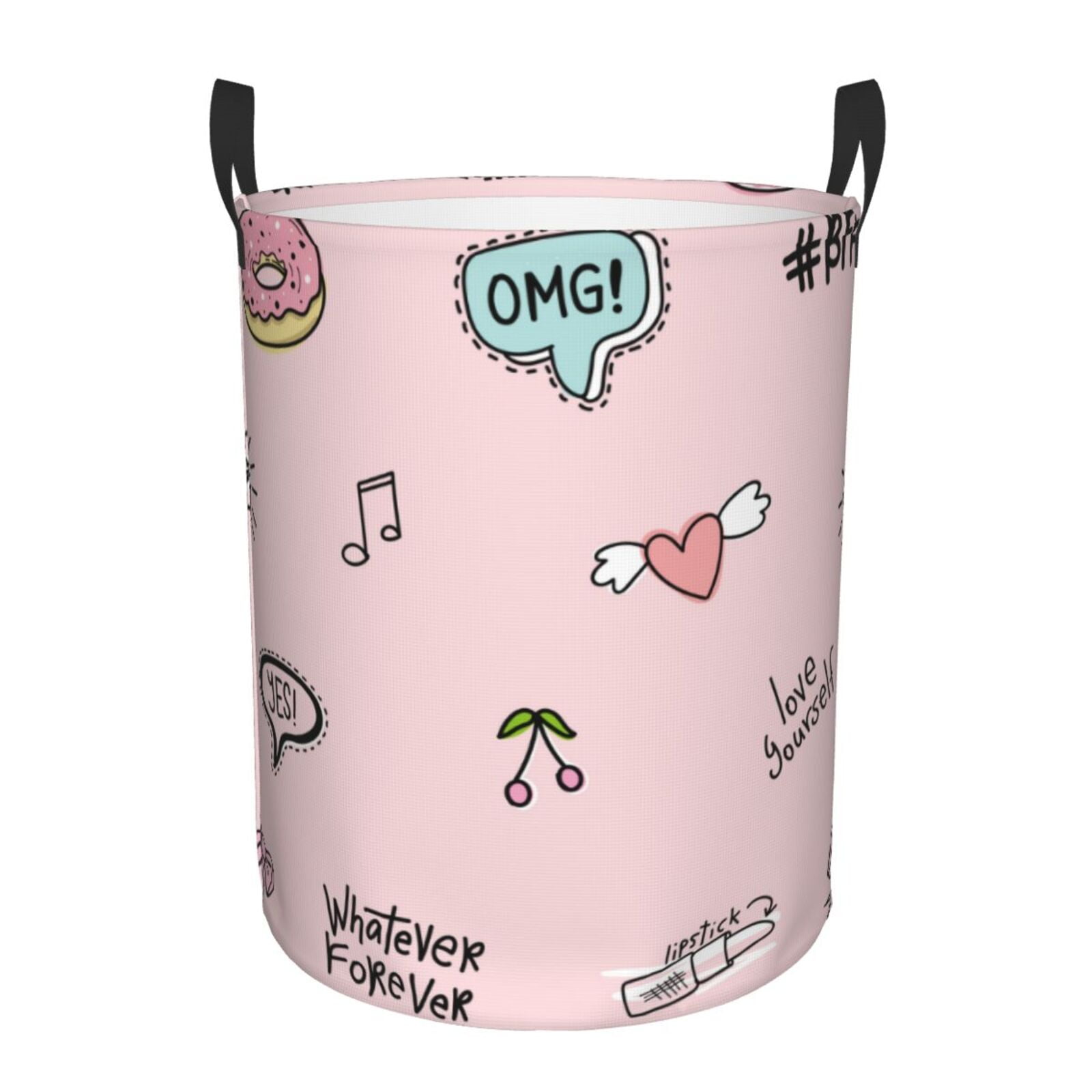 PAYOHTO Foldable Laundry Room Hamper Bucket Waterproof Bathroom Basket ...