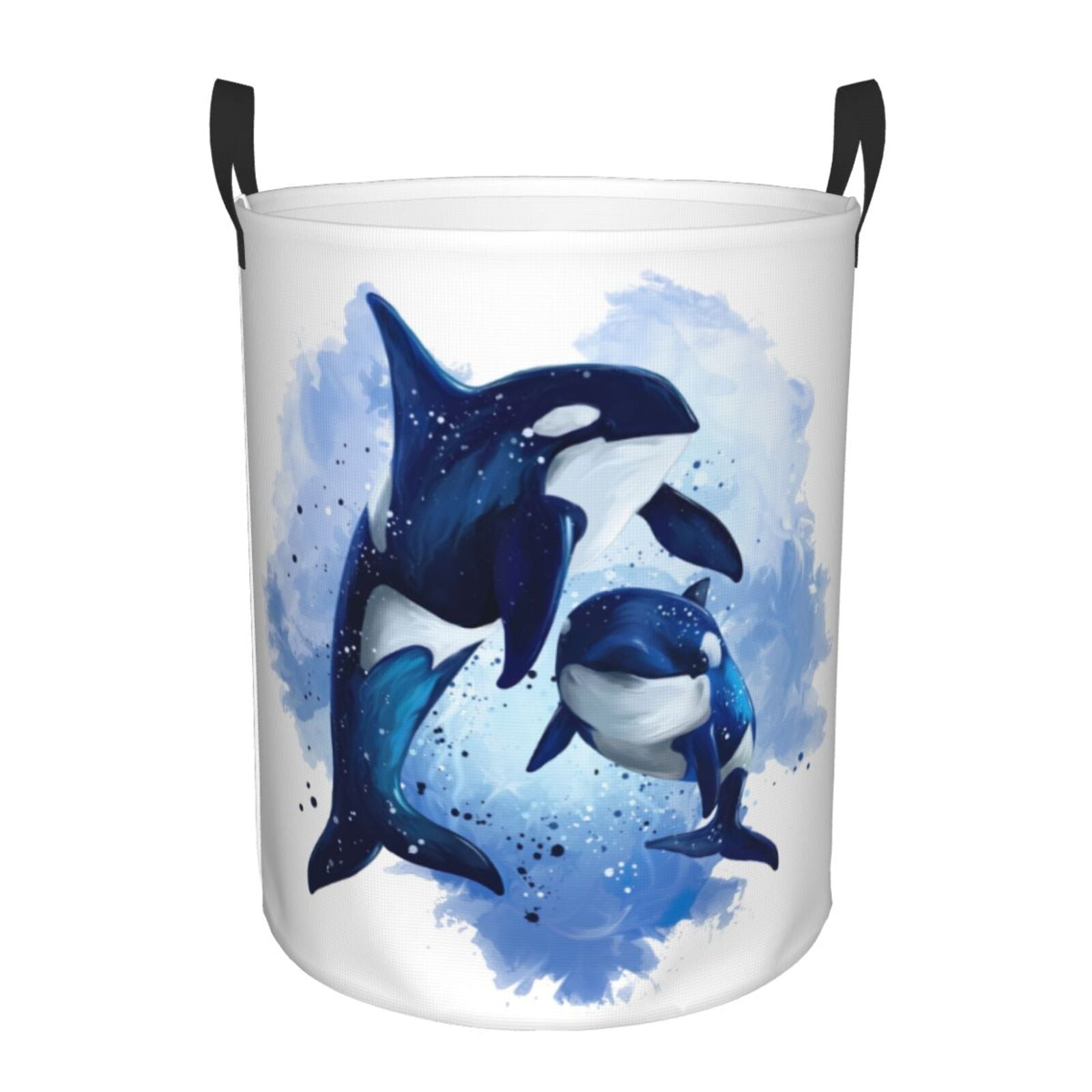 PAYOHTO Foldable Laundry Room Hamper Bucket Waterproof Bathroom Basket ...