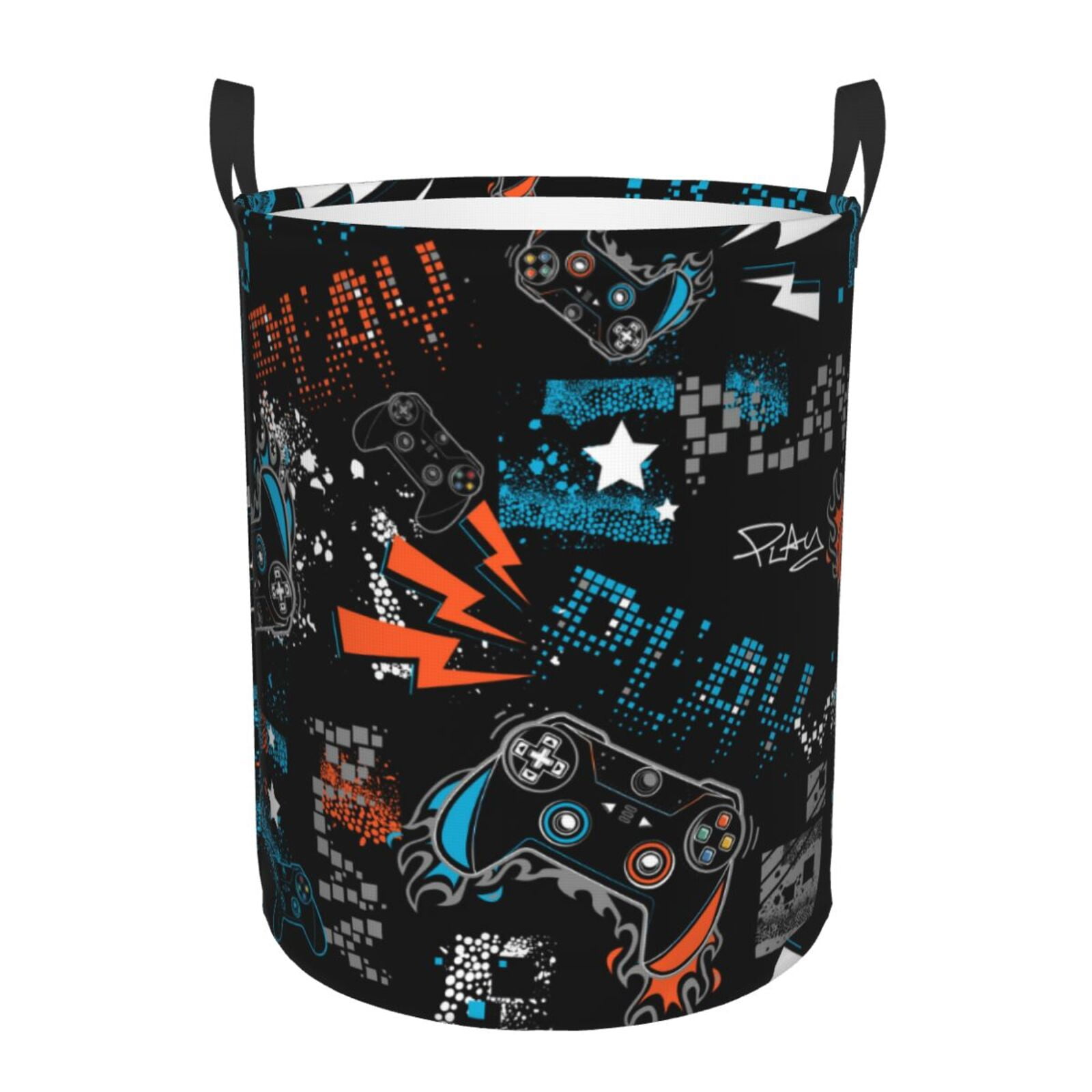 PAYOHTO Foldable Laundry Room Hamper Bucket Waterproof Bathroom Basket ...