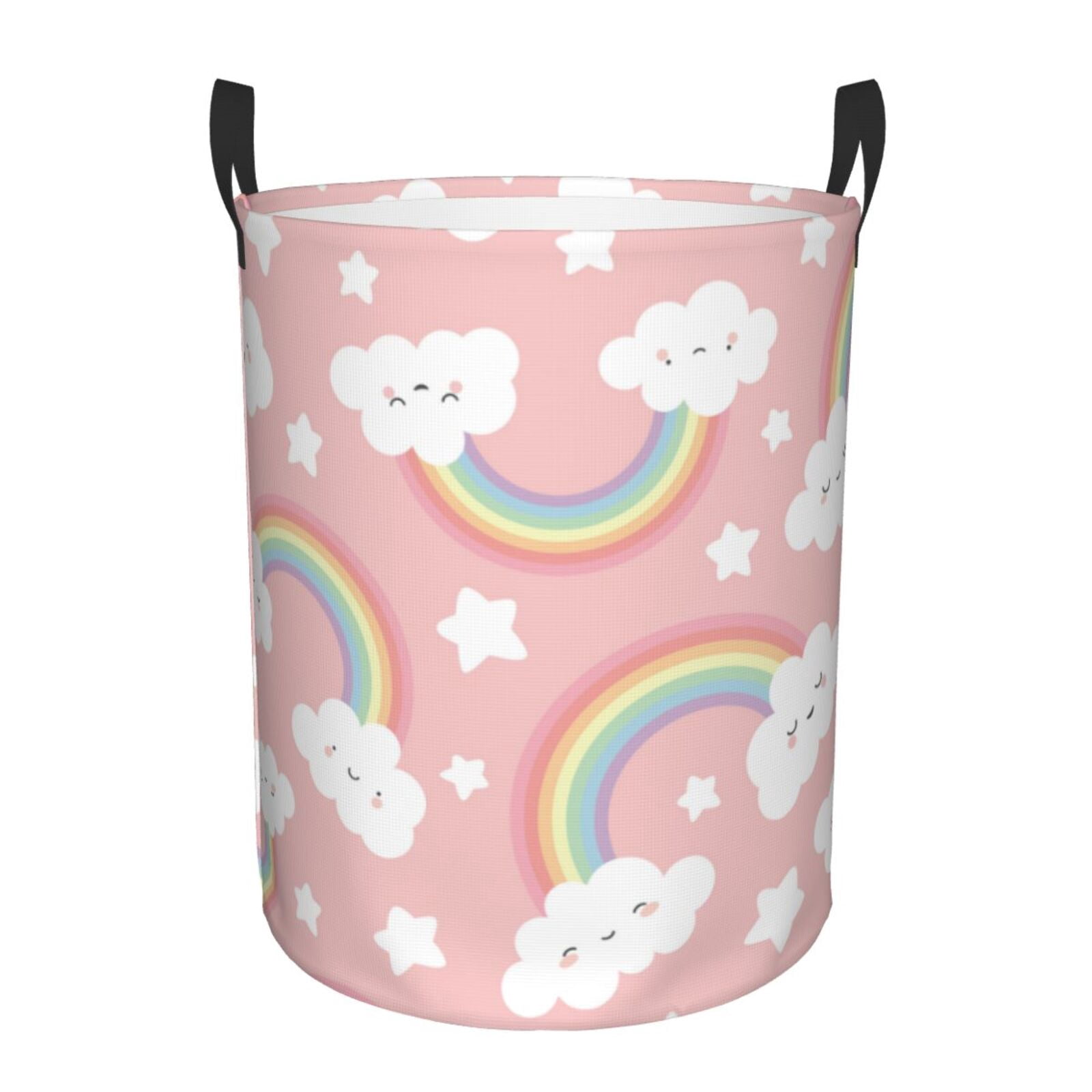 PAYOHTO Foldable Laundry Room Hamper Bucket Waterproof Bathroom Basket ...