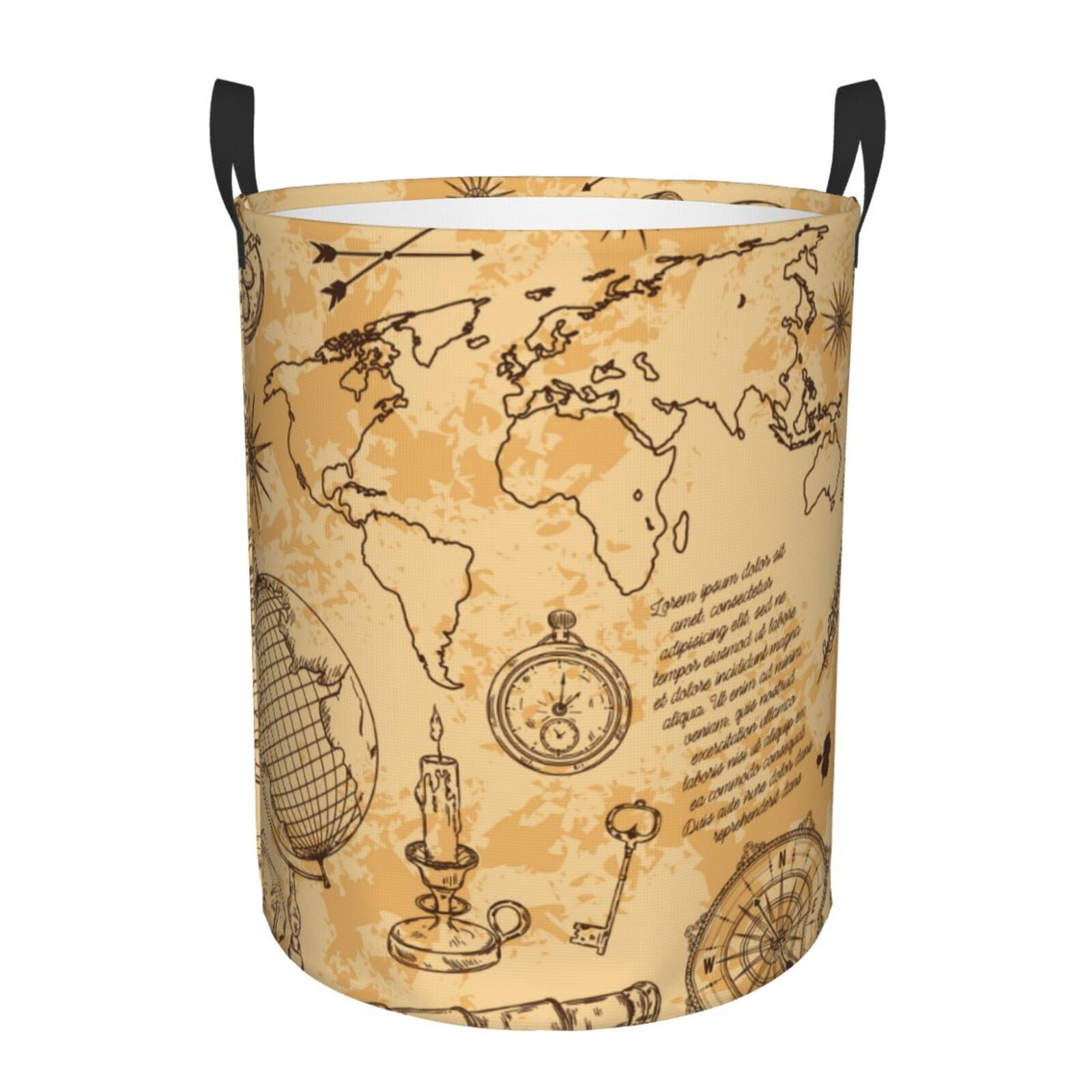 PAYOHTO Foldable Laundry Room Hamper Bucket Waterproof Bathroom Basket ...