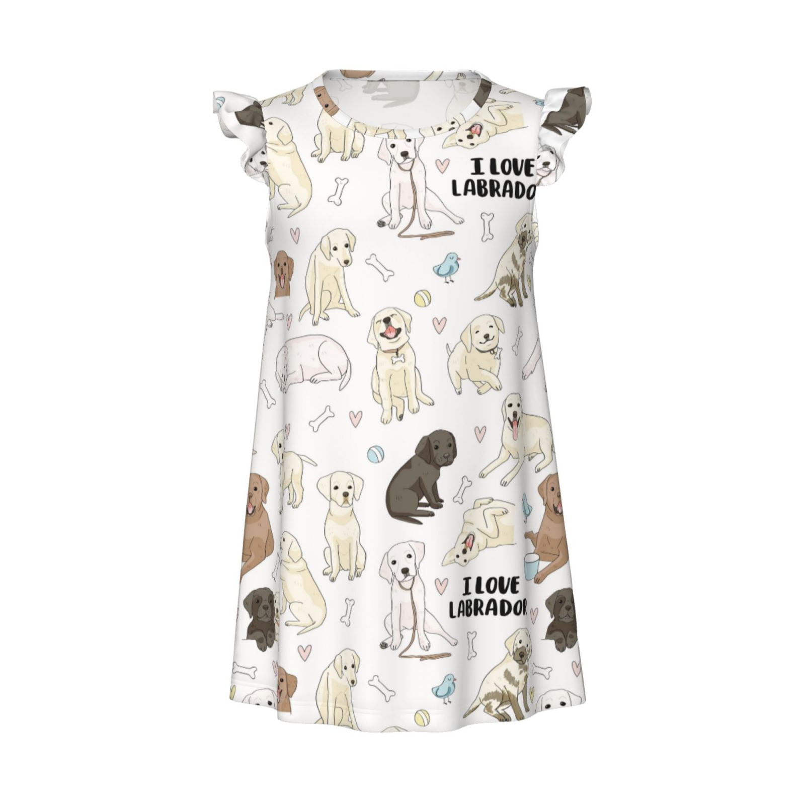 PAYOHTO Girls Nightgowns Sleep Dress - Soft and Breathable Night Dress ...